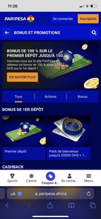Paripesa APK : téléchargez l'app sur Android & iOS en 2025