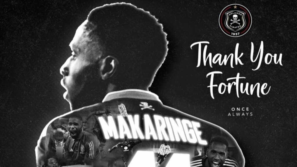 Former Orlando Pirates midfielder Fortune Makaringe finds new home!