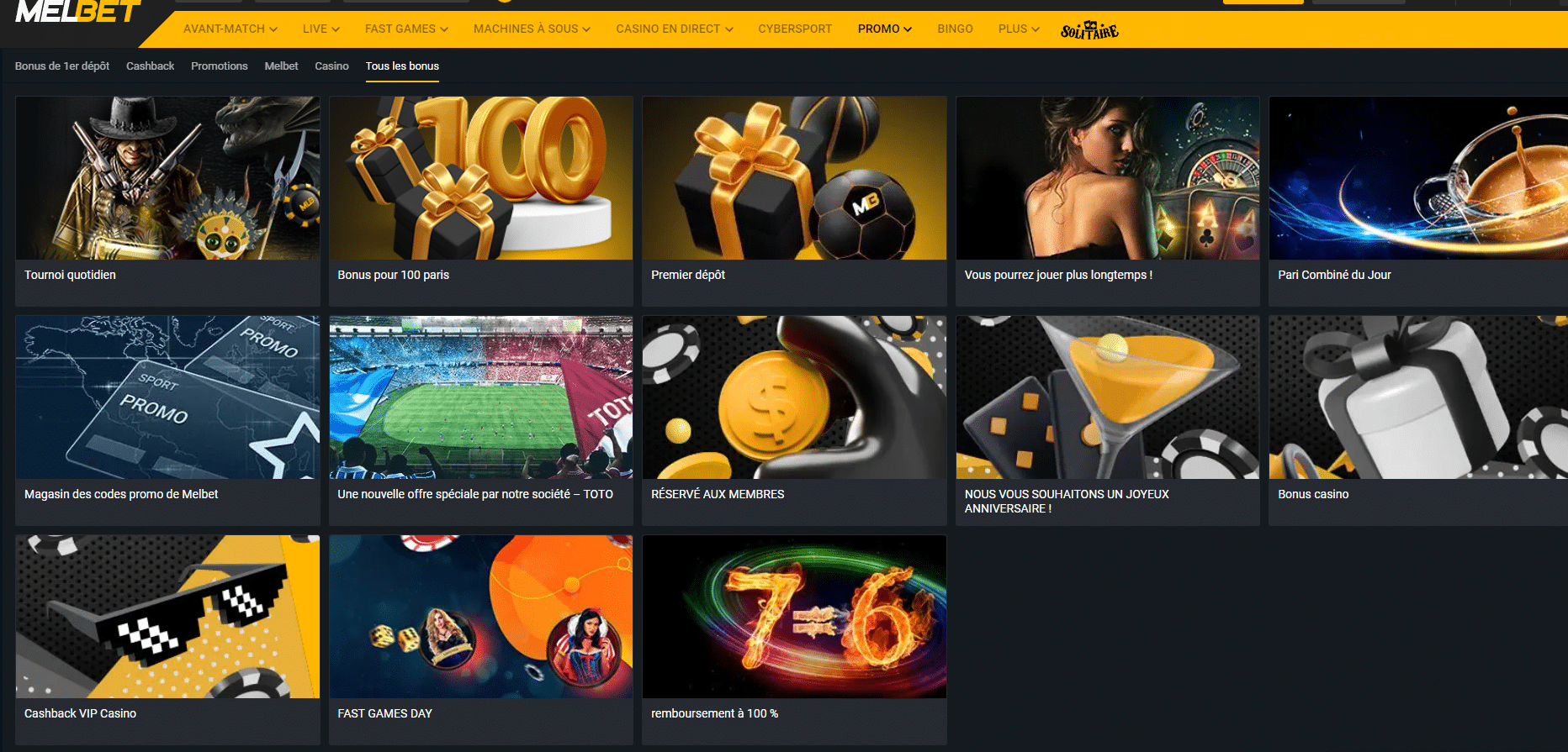 Code promo Melbet 2024 : "AFMAX" - 100€ de bonus en Octobre 2024