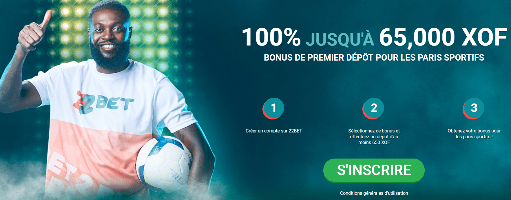 Code promo 22bet "AFRIKMAX" : jusqu'à 65,000 XOF de bonus de bienvenue ...