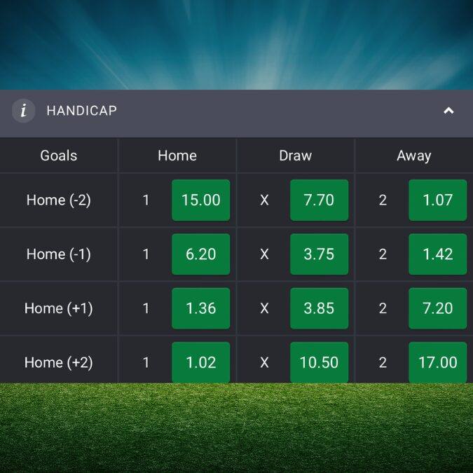 Handicap betting explained: Definition, strategies and tips
